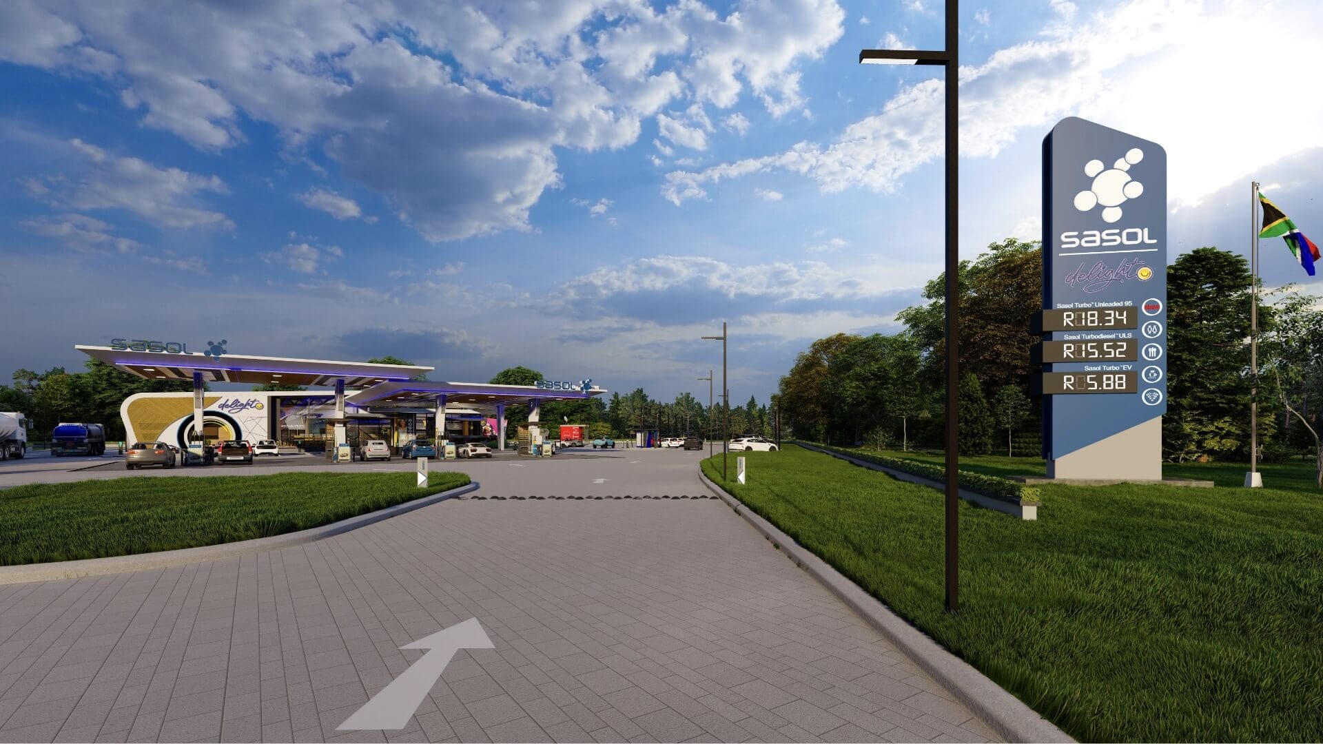 Sasol Service Station - Dieselbrook